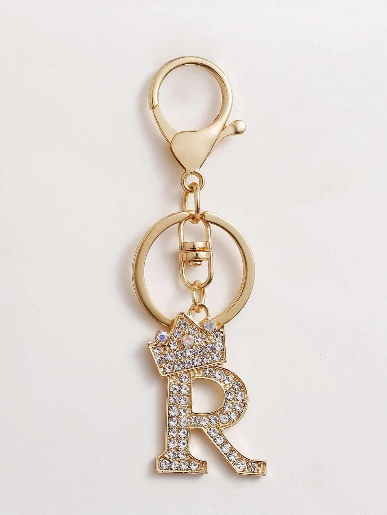 Studded Stone Initial R Charm Keychain – Estilo Philippines